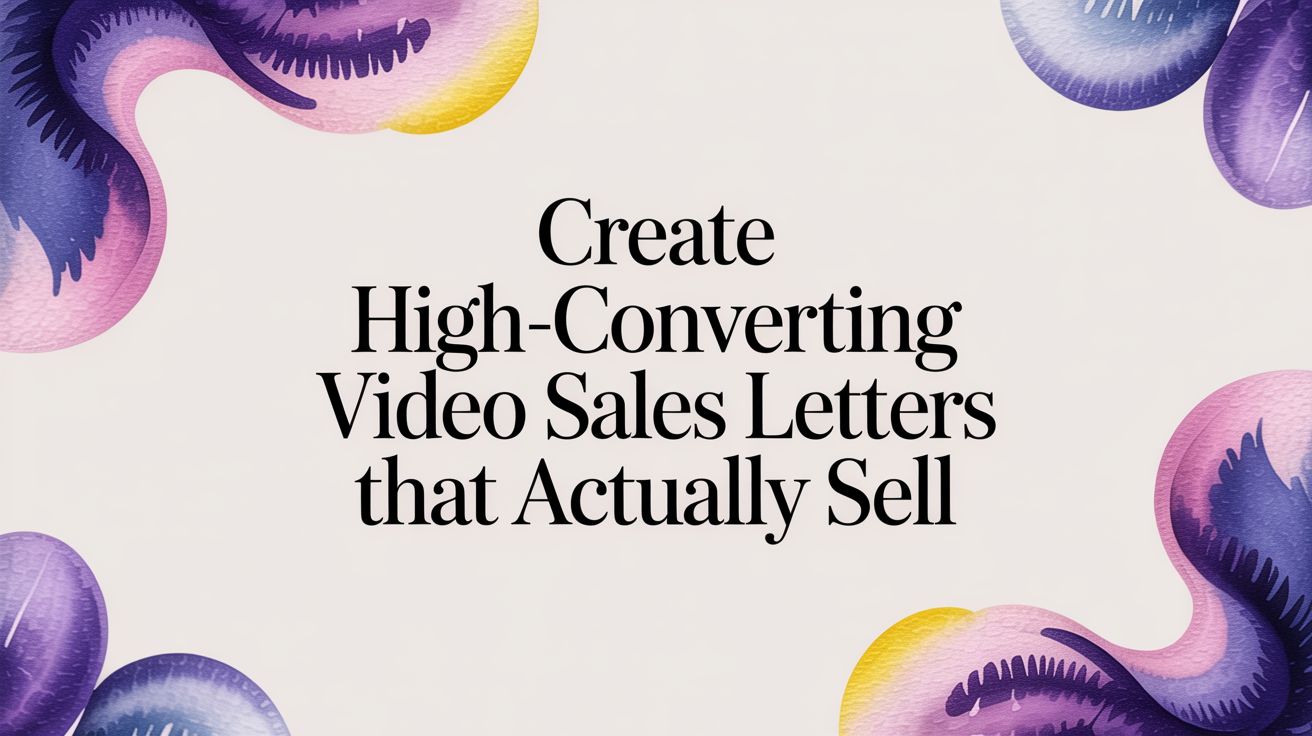 Create High-Converting Video Sales Letters That Actually Sell