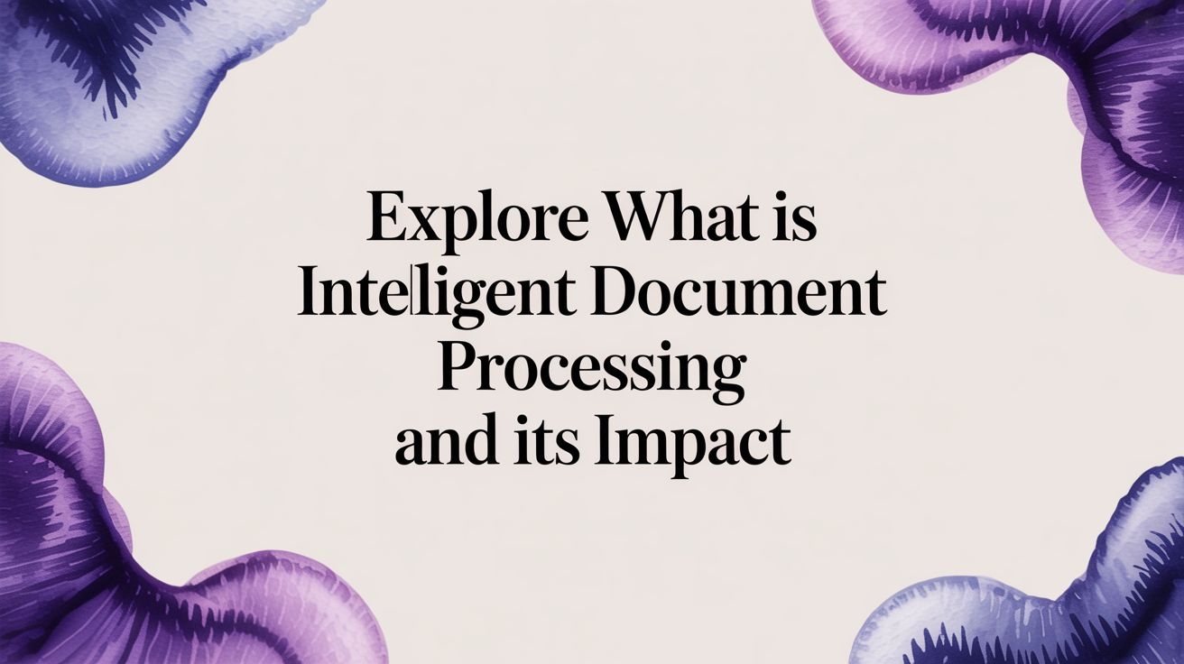 Explore what is intelligent document processing and its impact